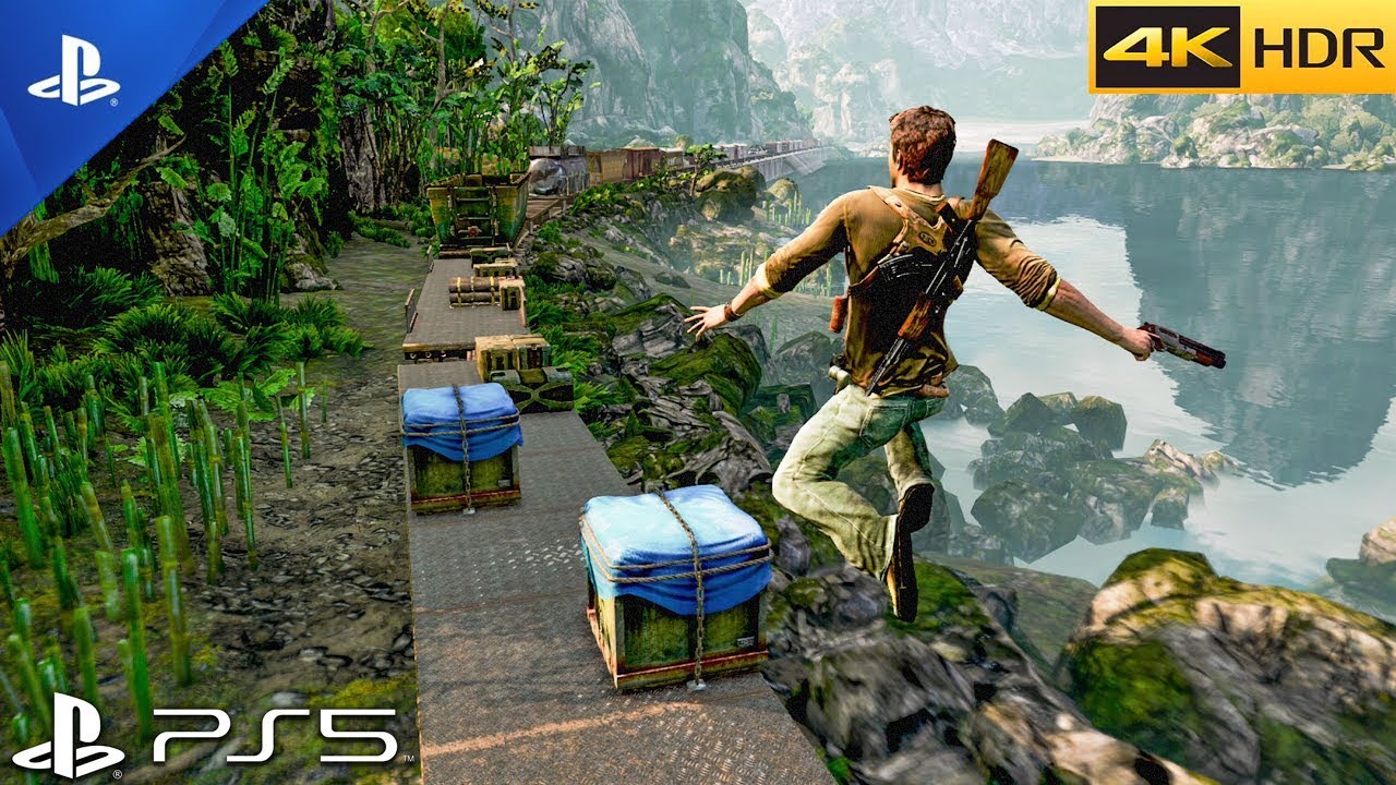 (PS5) UNCHARTED 2 INSANE Train Fight Scene | High Graphics Gameplay [4K ...