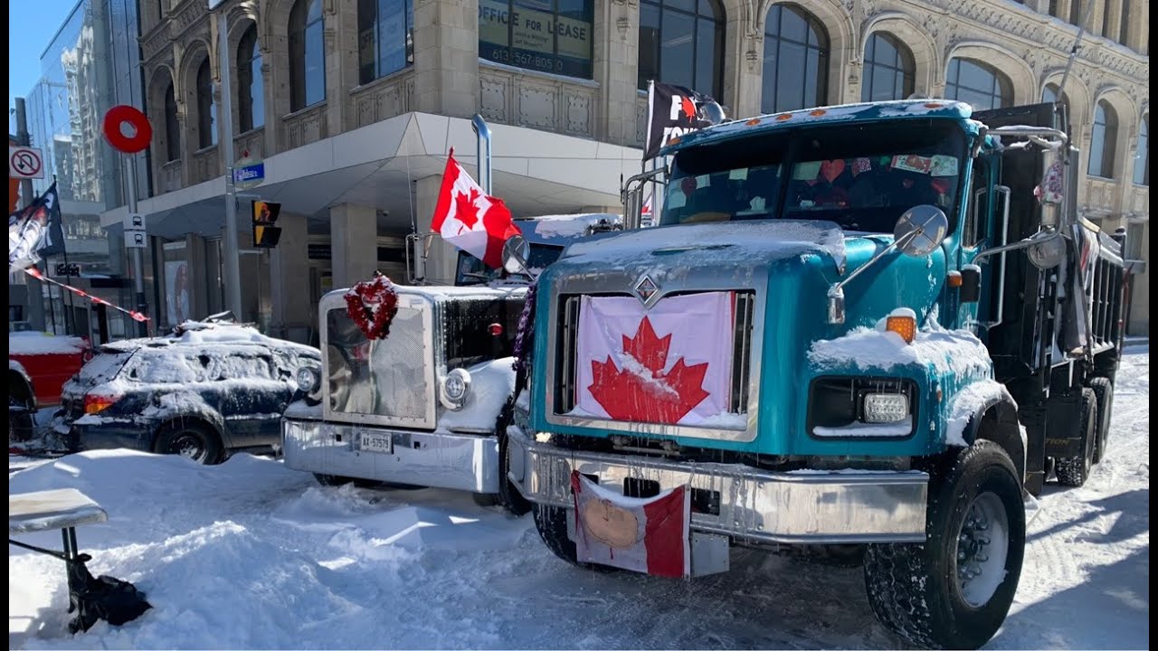 🔴Live: Trucker freedom convoy 2022 in Ottawa, Canada | Day 22 - YouTube