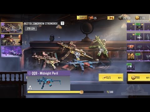Free QQ9 Midnight Peril, Better Tomorrow Strongbox | CODM - YouTube