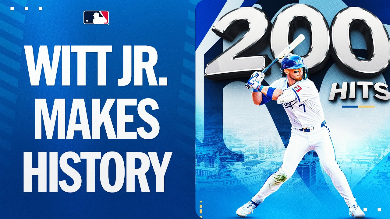 Have a night Bobby Witt Jr. (GS, 3rd player in Royals history age 24 or ...