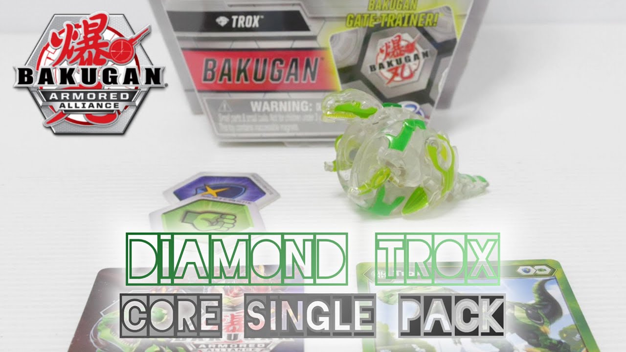 DIAMOND TROX (CORE) SINGLE Pack | Bakugan Armored Alliance | BAKUGAN ...