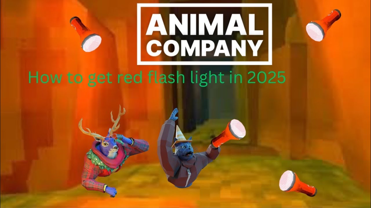 how to get red flashlight in animal company 2025 - YouTube