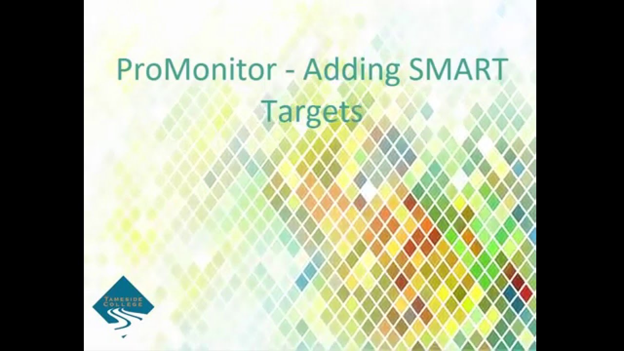 ProMonitor - SMART target calendar - YouTube