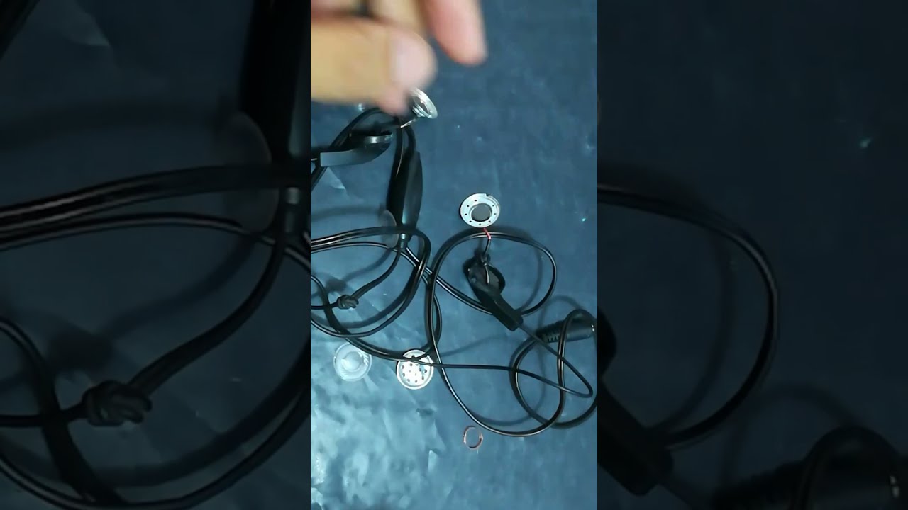 How to get small magnet from earphone | Earphone magnet | Inside ...