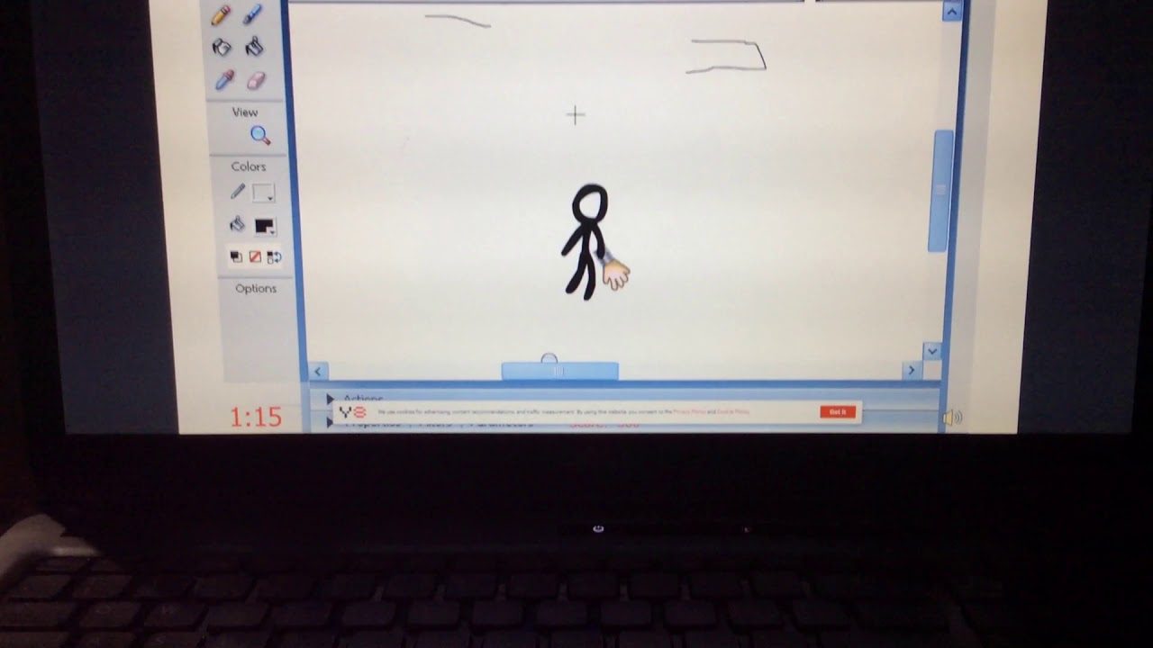 I’m Fighting a Animation Stickman..... (Y8.com) - YouTube