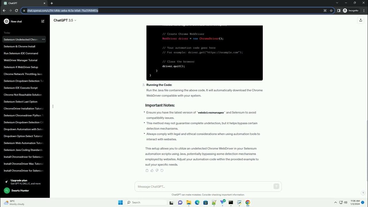 selenium undetected chromedriver java - YouTube