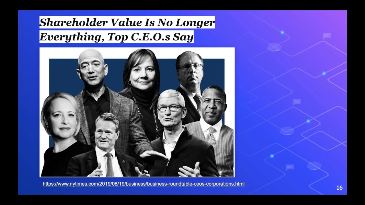 Part 6 Business Roundtable Statement aligned with Global Goals - YouTube