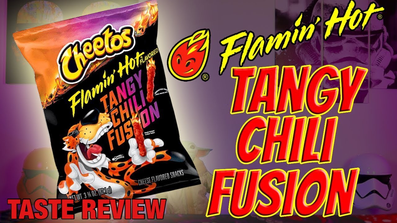 FLAMIN HOT CHEETOS TANGY CHILLI FUSION TASTE REVIEW - YouTube