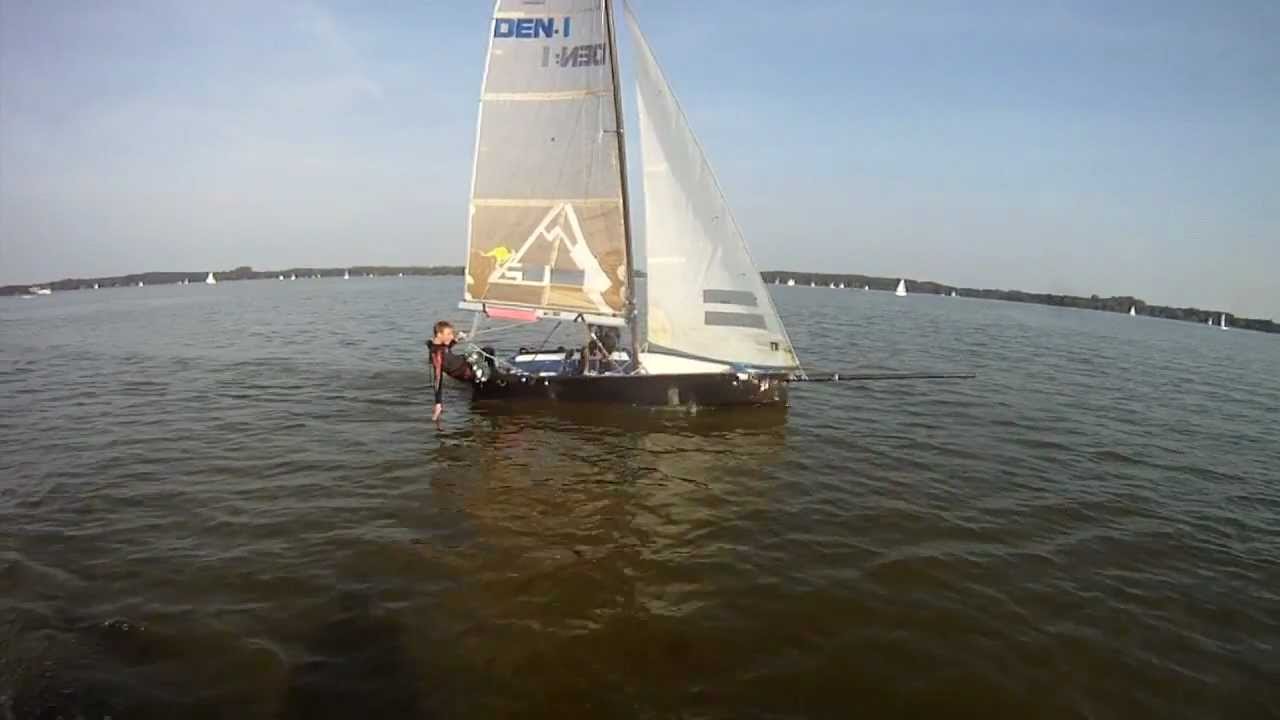 Int 14 foot skiff sailing at it´s best 2 - YouTube