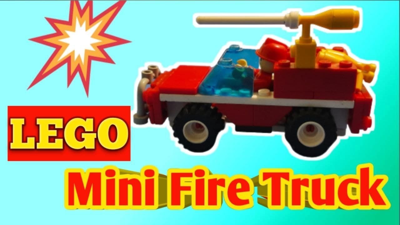 Lego Mini Fire Truck | Firefighter | Fire Engine | Fire Brigade - YouTube