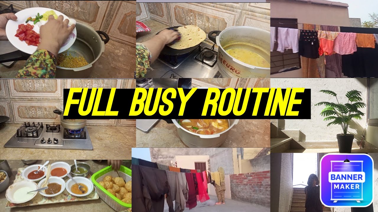Full busy routine of a smart housewife 🏠 || busy routine ...