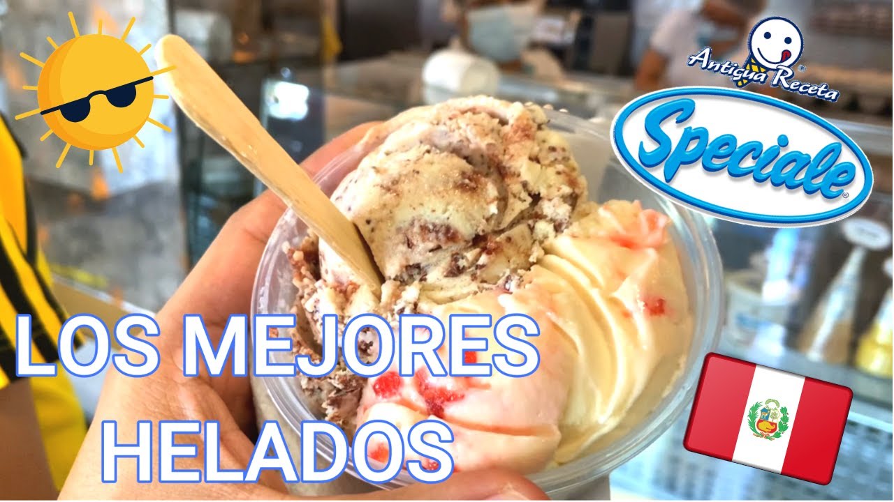 🍦EL MEJOR HELADO ARTESANAL del PERÚ!😱🇵🇪Heladería SPECIALE Lima [Antigua ...
