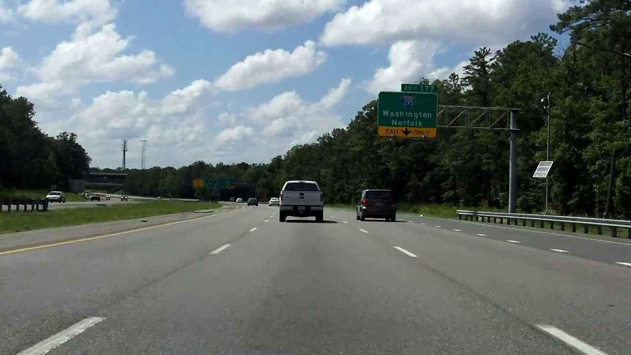 Interstate 64 - Virginia (Exits 187 to 177) westbound - YouTube