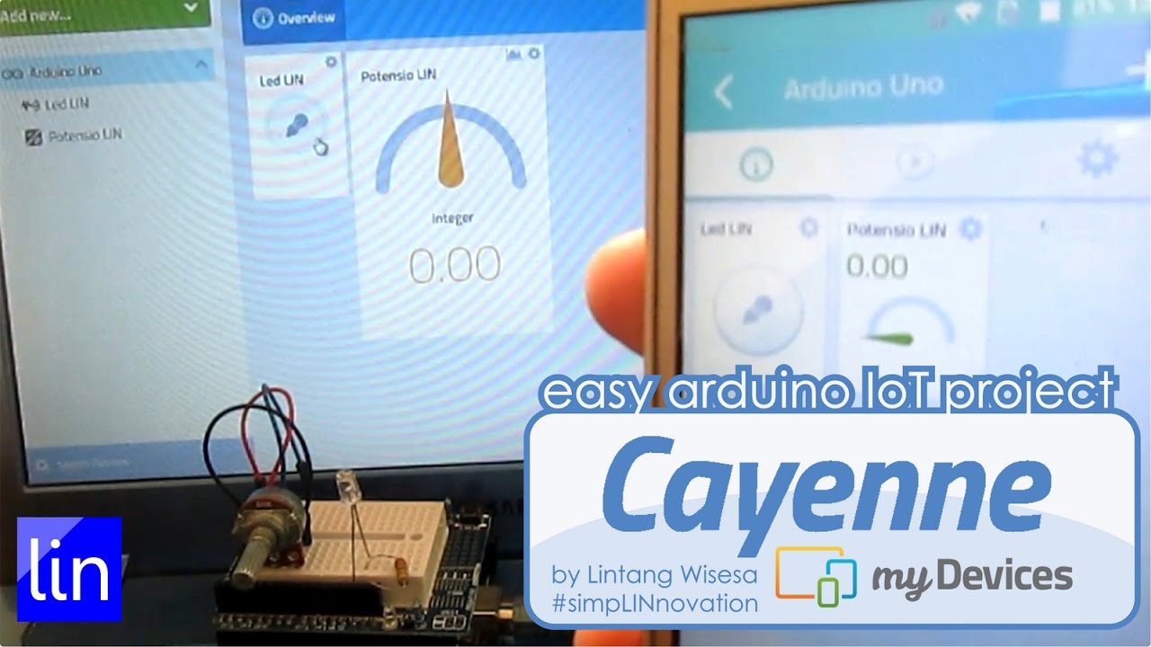 Easy Arduino Iot With Cayenne Demo Simplinnovation Youtube