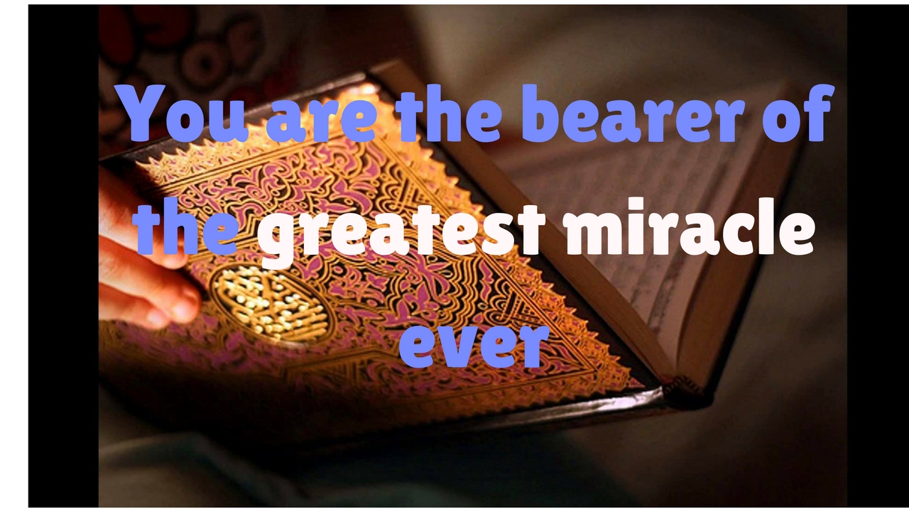 You are the bearer of the greatest miracle ever | Allama Syed Abdullah ...