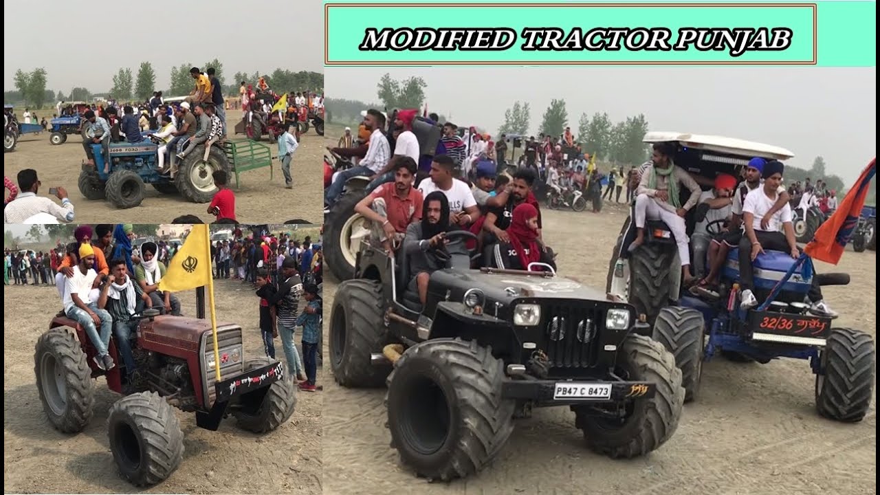 MODIFIED TRACTOR SHOW PUNJAB - YouTube