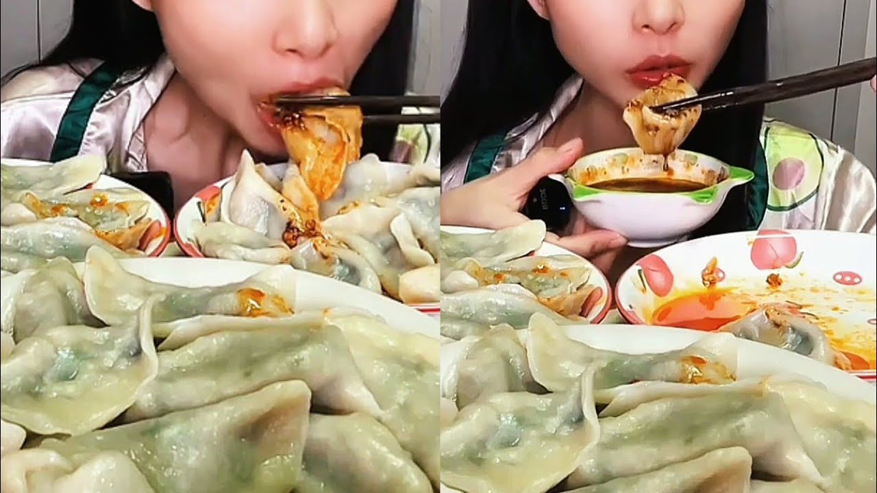 EATING DUMPLING - YouTube