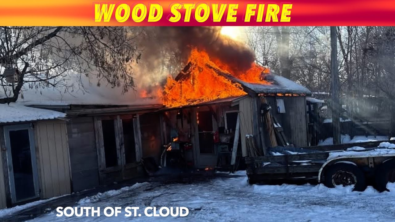 Wood Stove Fire - YouTube
