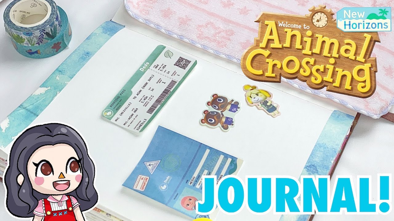 NEW HORIZONS JOURNAL | Animal Crossing Journal With Me ♡ - YouTube