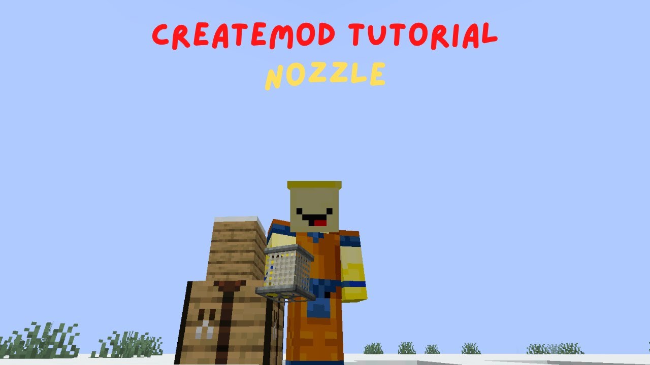 Nozzle Recipe - Minecraft Create Mod Guide - YouTube