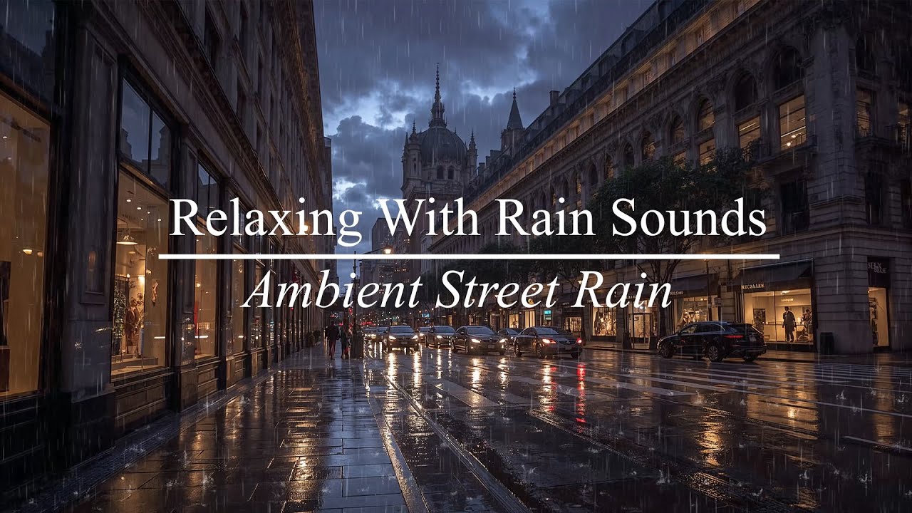 Relaxing Raining Sounds for Sleep 🌧️ 10 Hours of Soothing Rain to Relax ...