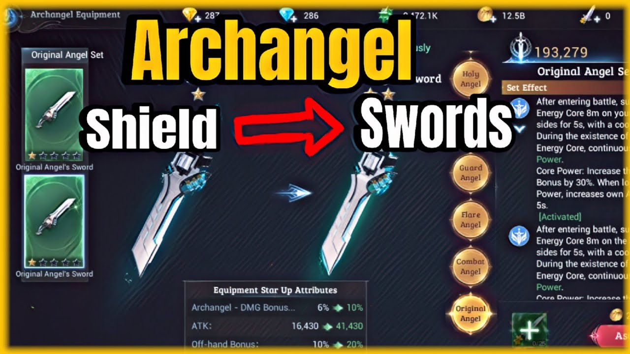 MU Origin 3 Archangel Weapon - How to return shields after changing ...