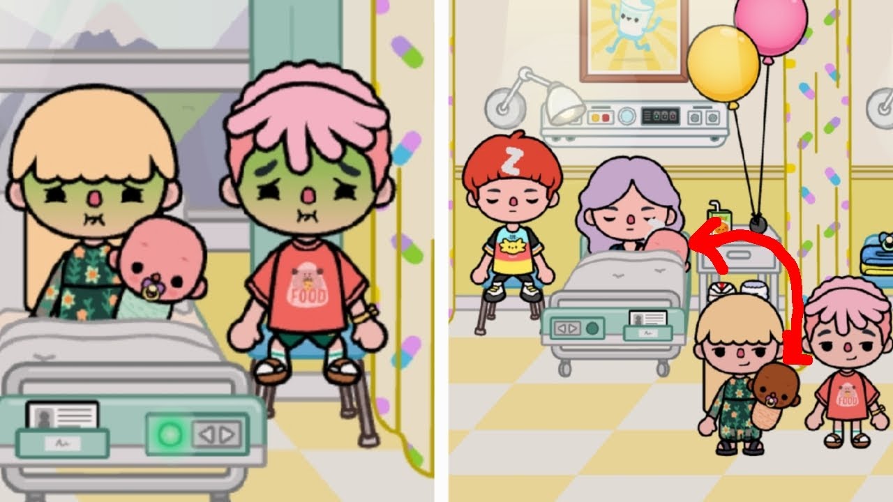 My parents switched babies || Toca Sad Story - YouTube