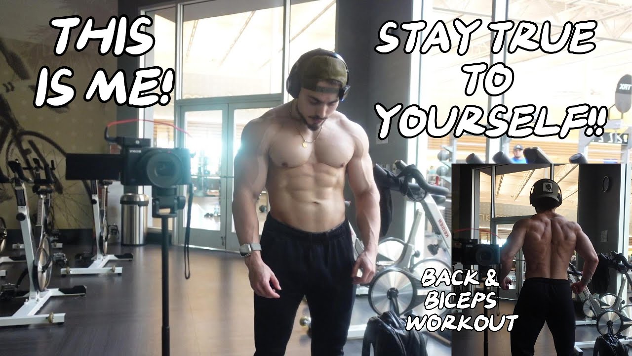 THIS IS ME | BACK & BICEPS | 4 DAYS OUT - YouTube