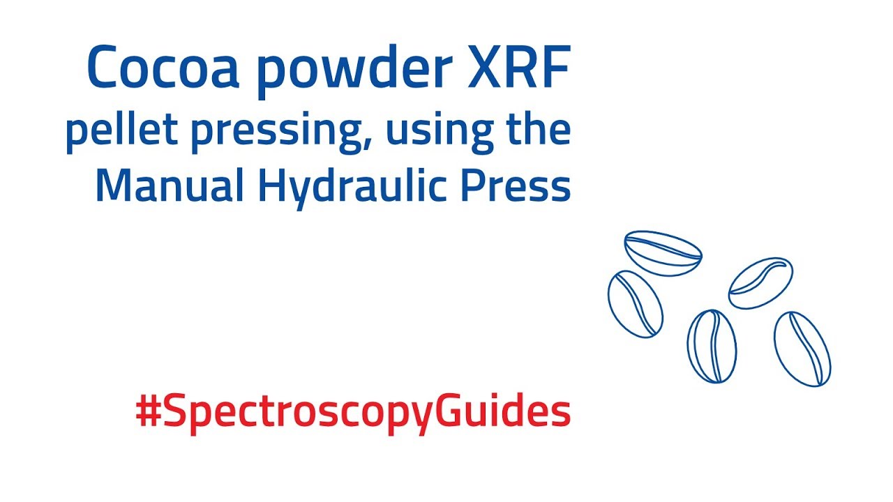 Pressing an XRF pellet of Cocoa Powder | Spectroscopy Solutions - YouTube