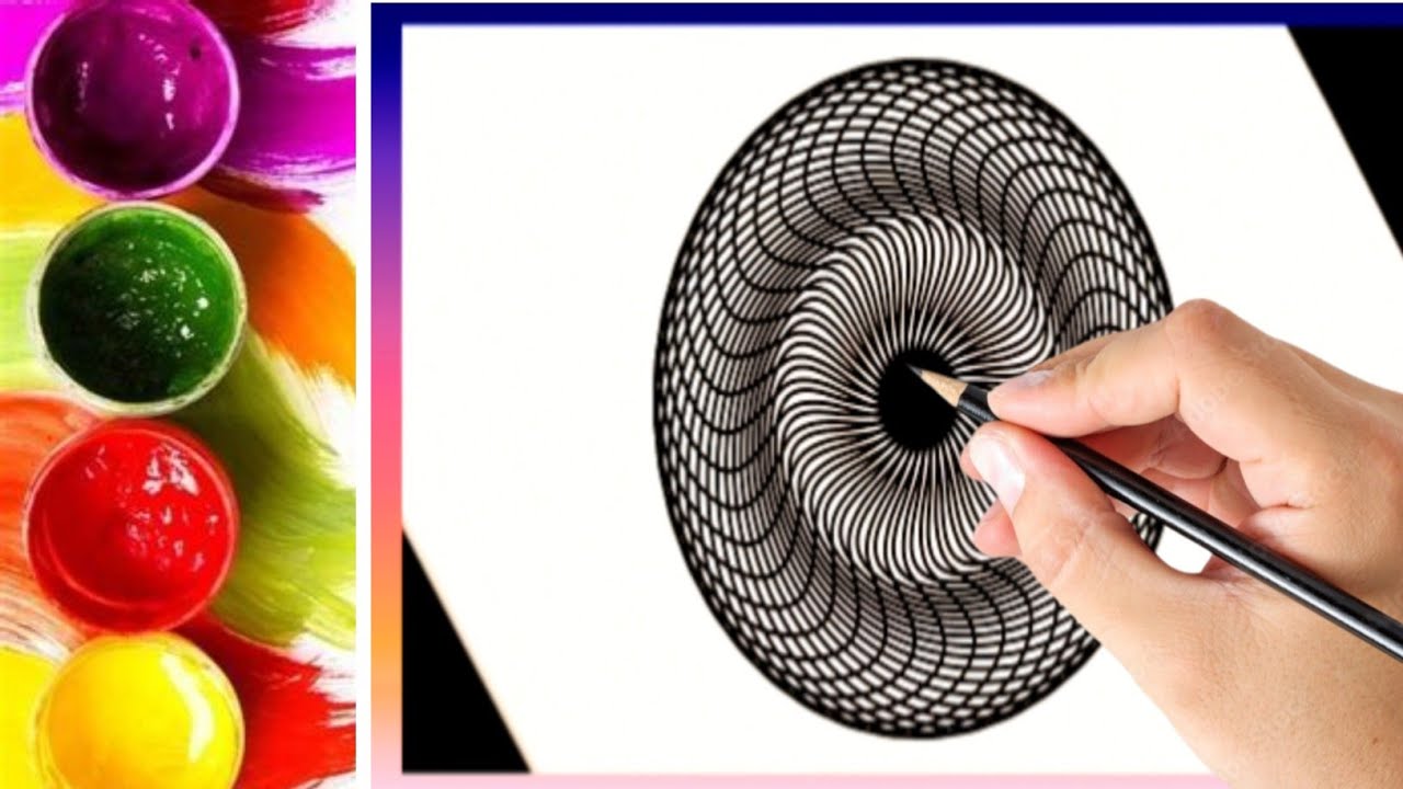 How to Draw a Flawless Spiral | Easy Step by Step Spiral Drawing ...