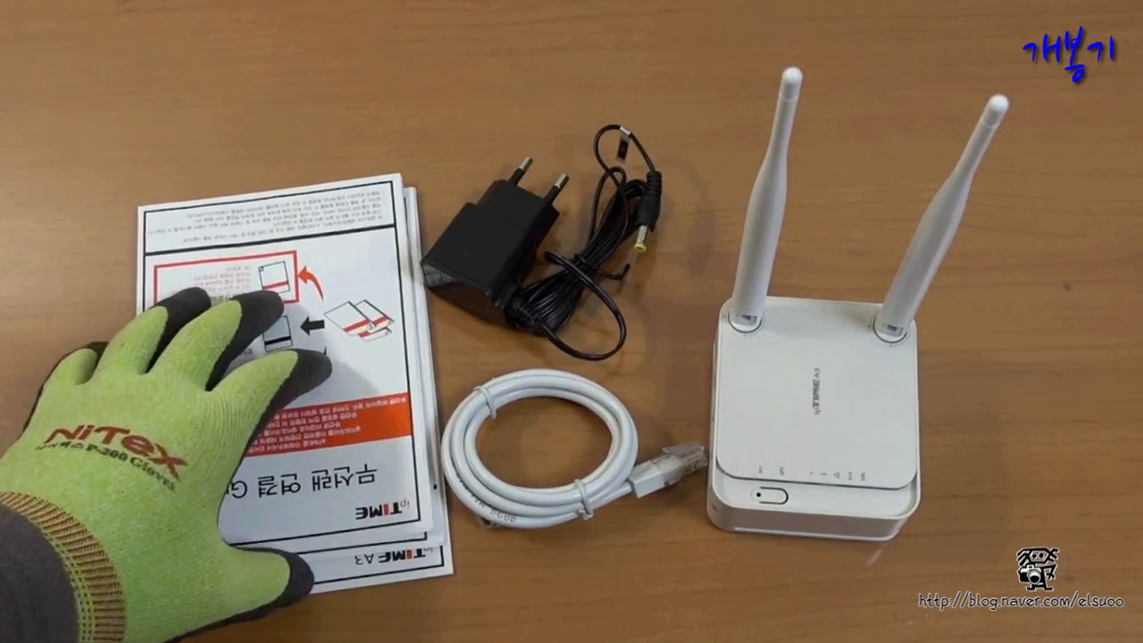 EFM ipTIME A3 유무선공유기 개봉기 - YouTube