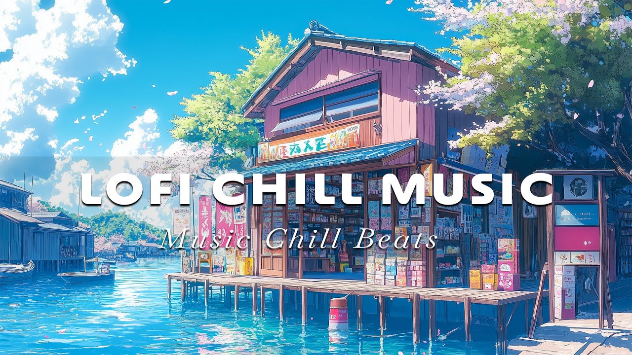 Relaxing Lofi on a Japanese Shore 🌊 Calm Ocean Breeze & Soft Beats ...