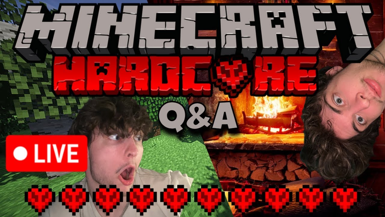 🔴HARDCORE MINECRAFT + Q&A - YouTube