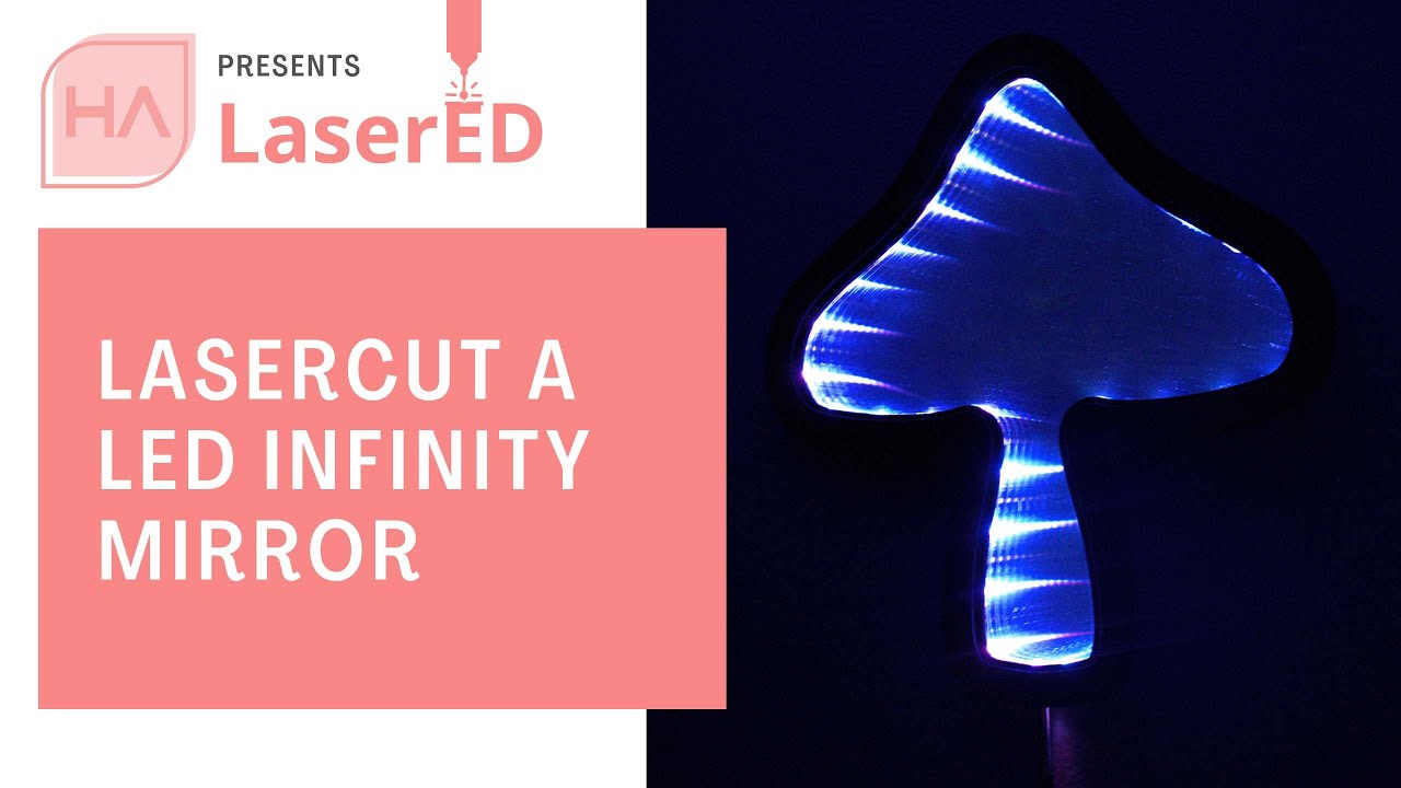 How to Make a Lasercut LED Infinity Mirror - YouTube