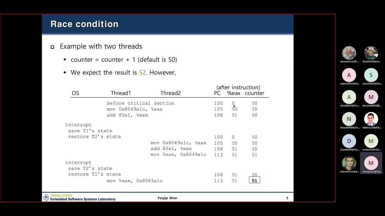 Operating Systems Lec.8 - ch 26 - 3rd Computers - YouTube