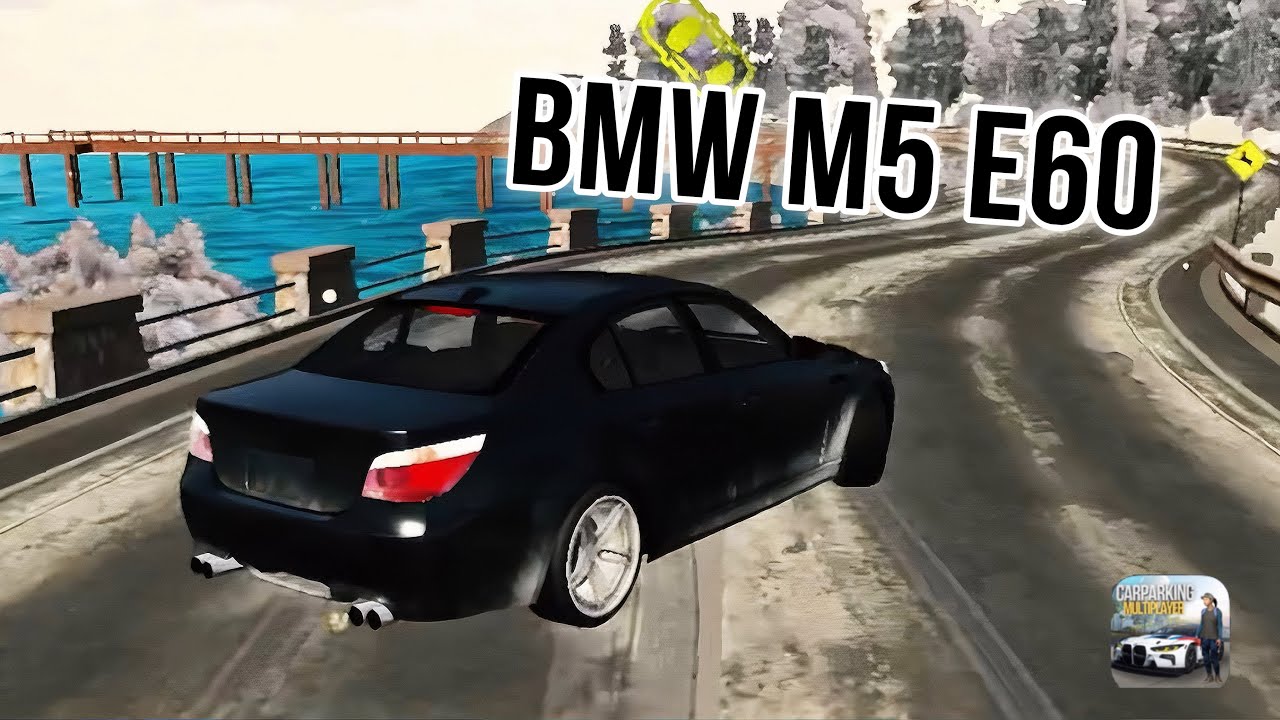 DRIFTING BMW M5 E60 on Snow | Car Parking Multiplayer - YouTube