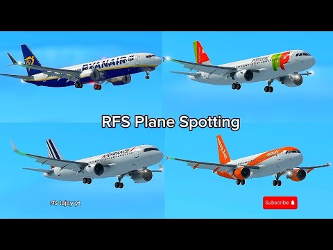 RFS PLANE SPOTTING LANDING PART 1 - YouTube