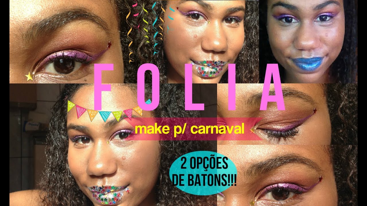 Make folia-Carnaval!!2 Opções p/ batom |Miss Person - YouTube