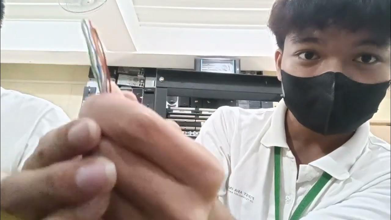 A day in a life of grade 12 ICT students (JDVP: CSS NCII) LAN Cabling ...