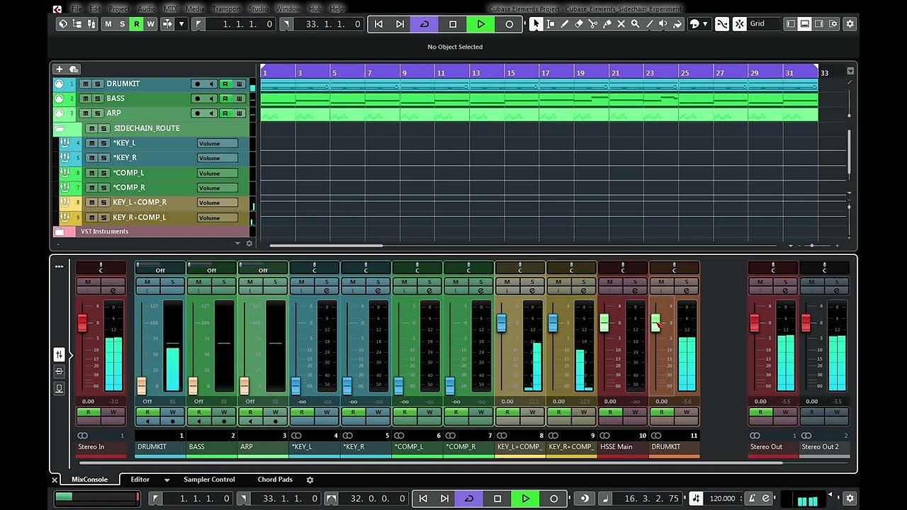 Audio Triggered Sidechain Compression in Cubase Elements - YouTube