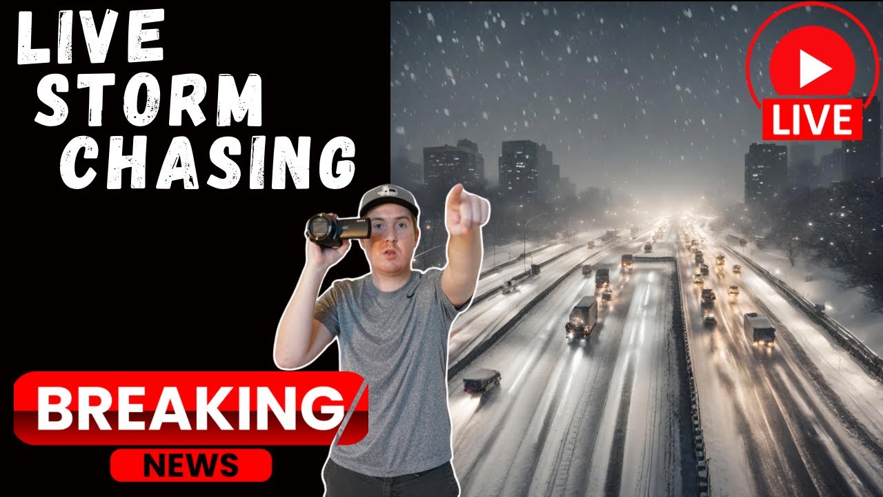 LIVE STORM CHASING: Snow & Ice in Dallas/Fort Worth! 1-14-2024 - YouTube