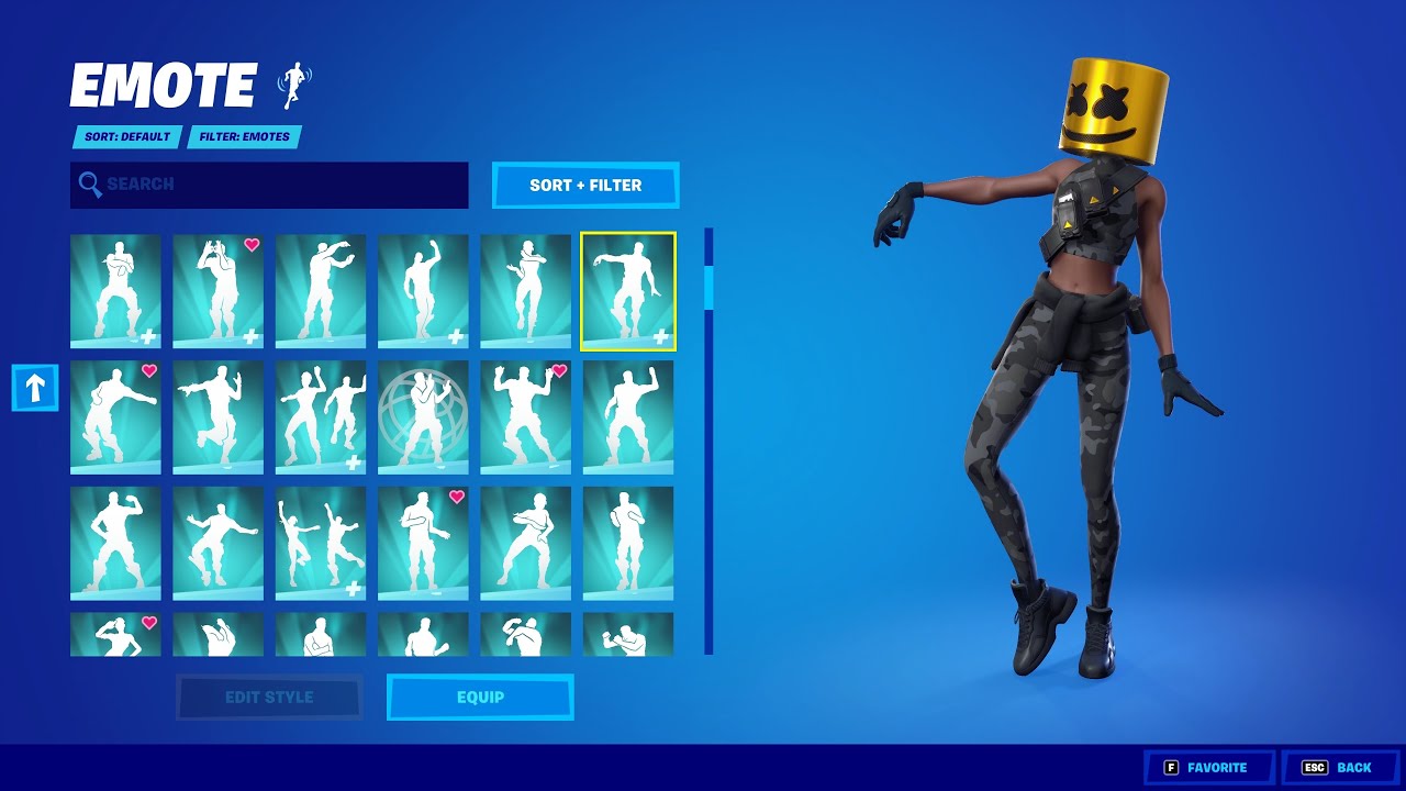 ALL FORTNITE ICON SERIES AND [NEW] TIKTOK EMOTES - YouTube