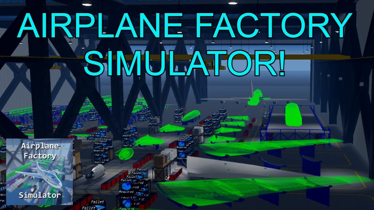 Creating An AIRPLANE? Roblox Airplane Factory Simulator - YouTube