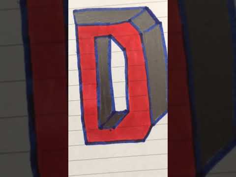 3 boyutlu d harfi