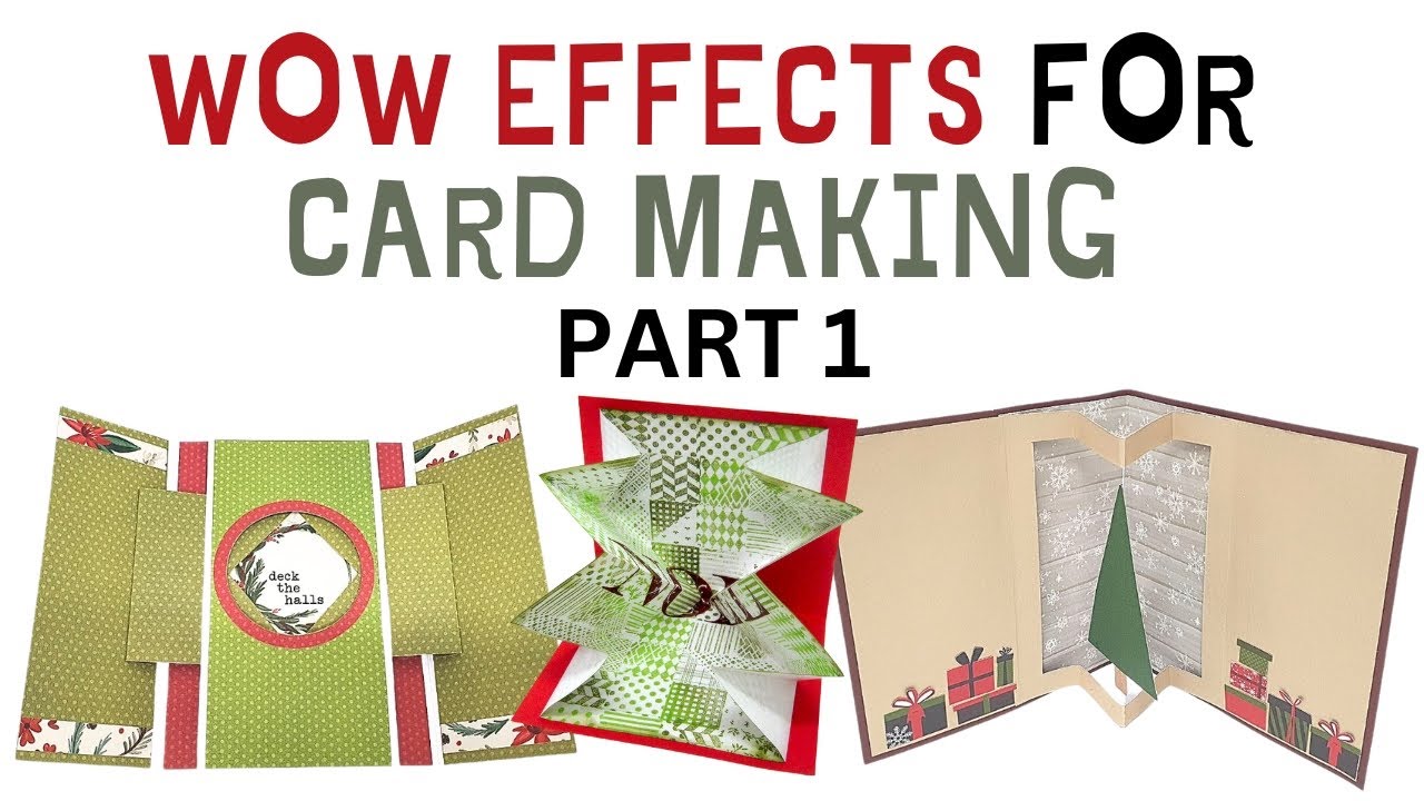 Wow Effects for Card Making - Part 1 - YouTube