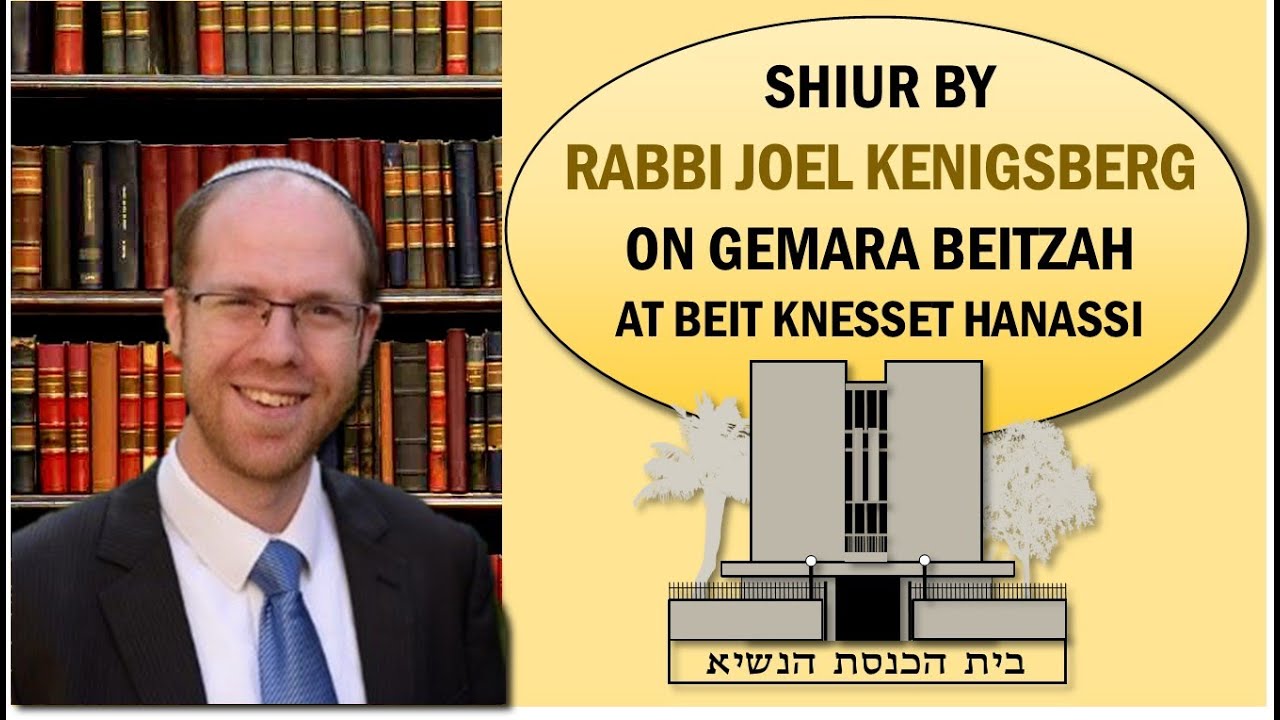 Masechet Beitzah Shiur 34 - Daf Yud Alef Amud Bet - YouTube