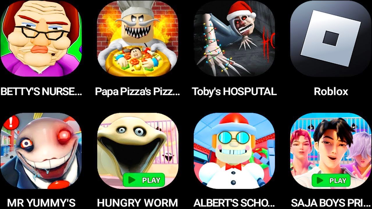 Betty's Nursery!,Papa Pizza's Pizzeria,Toby's HOSPITAL,Roblox,Mr Yummy ...