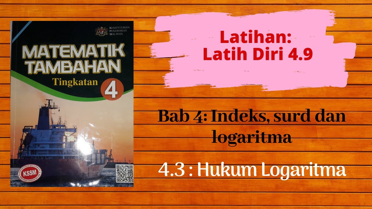 [Latihan Indeks, surd dan logaritma 12]-Latih Diri 4.9 - YouTube