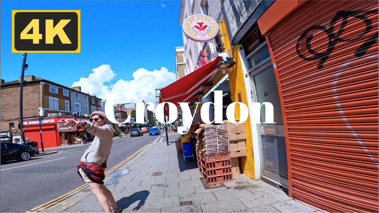 Croydon, London - 4K Walk (2024) - YouTube