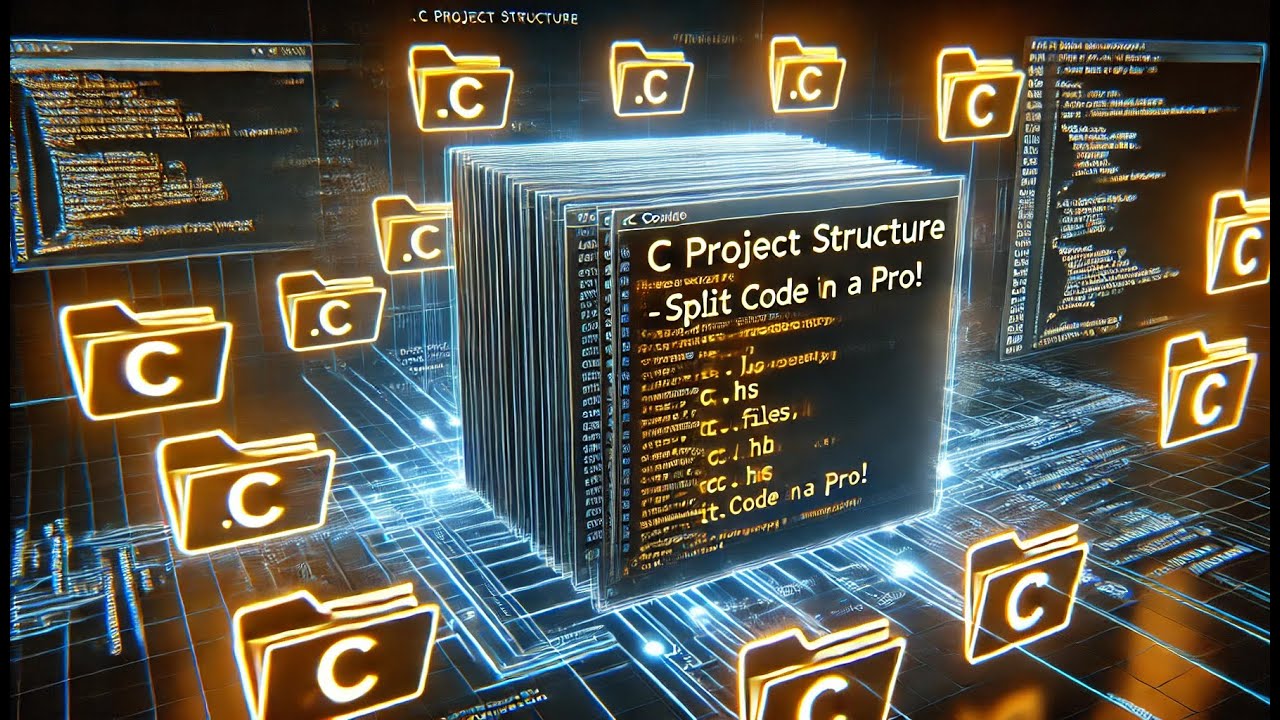 How to Divide a C Project into Multiple Files – Best Practices! | Ashraf Explains - YouTube